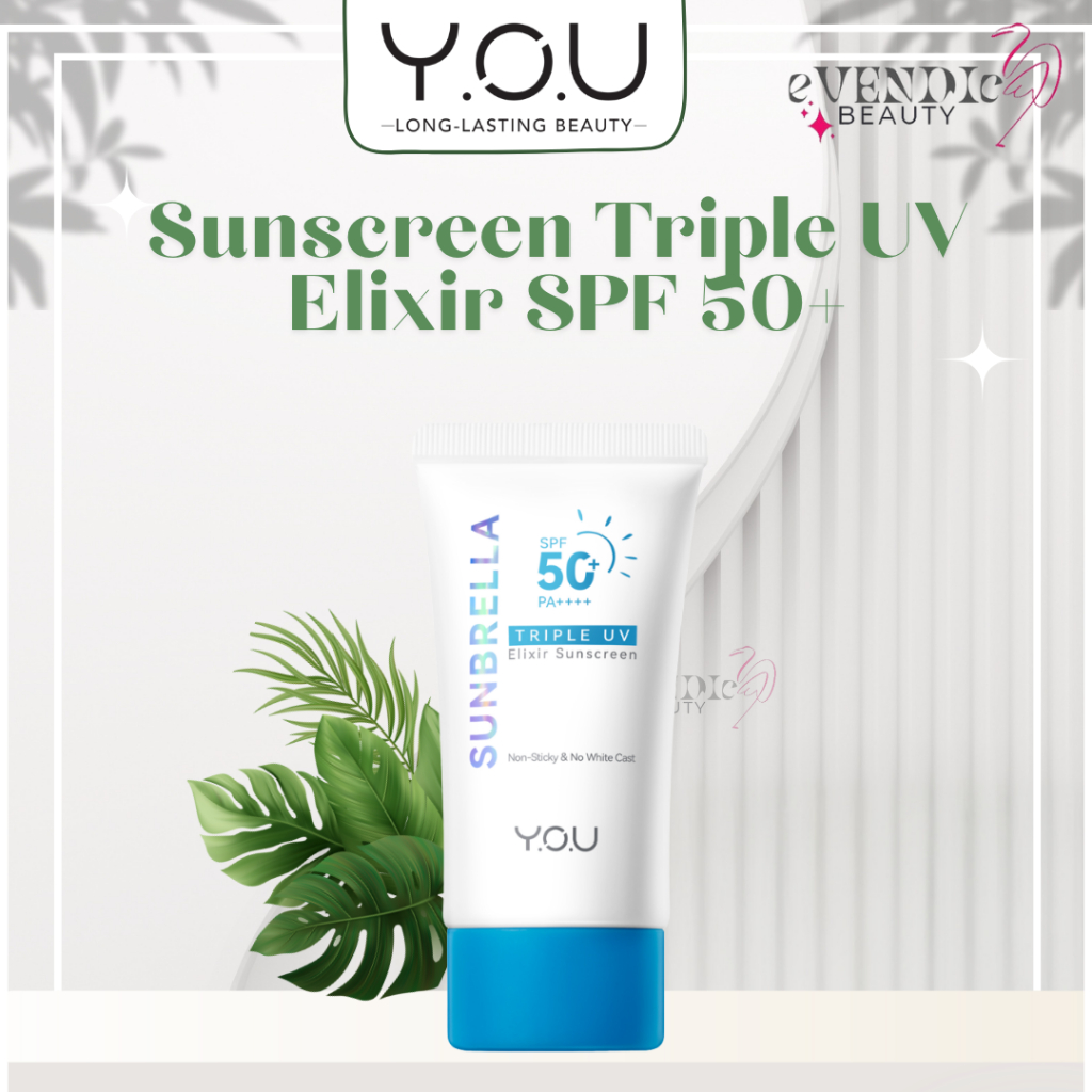 Jual READY YOU Sunscreen Triple UV Elixir SPF 50+ PA++++ [UBA UVB Blue ...
