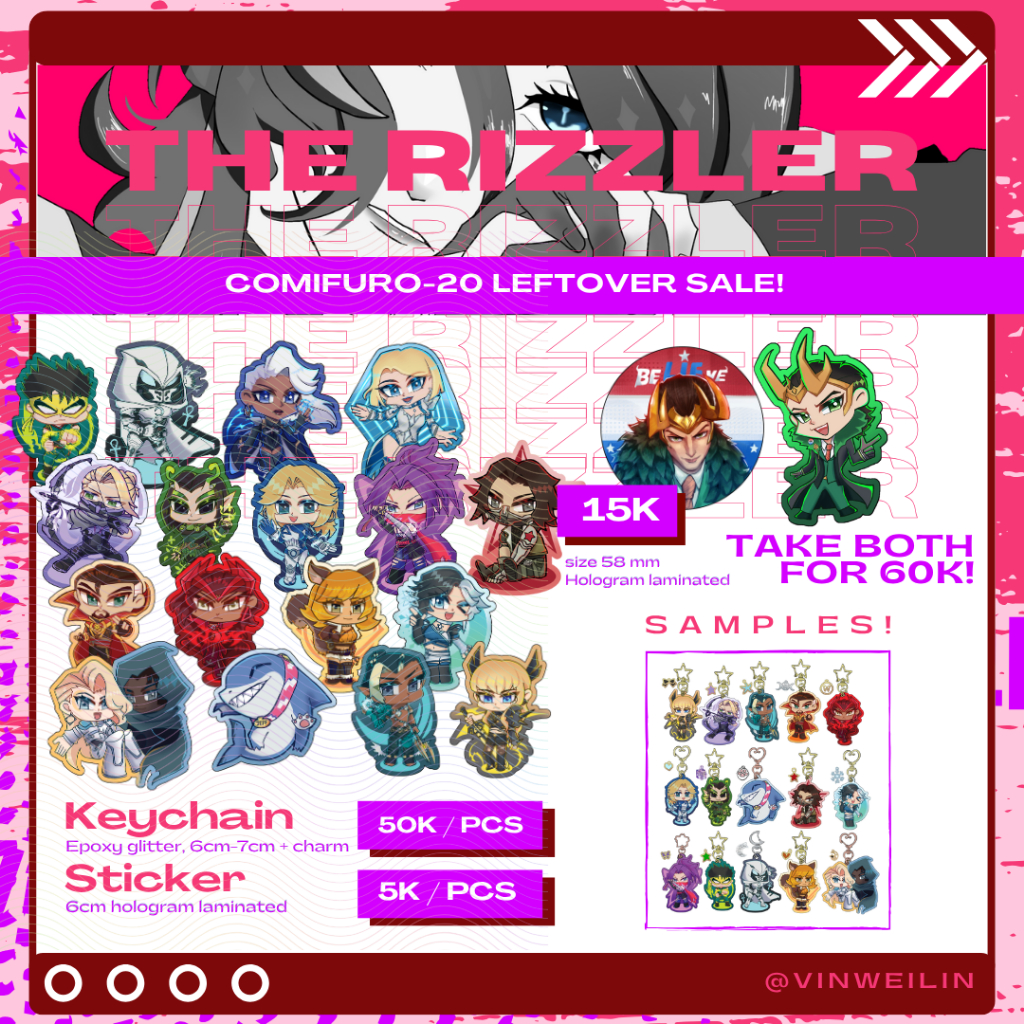 Jual Marvel Rivals Sticker [×COMIFURO-20 LEFTOVER×] | Shopee Indonesia