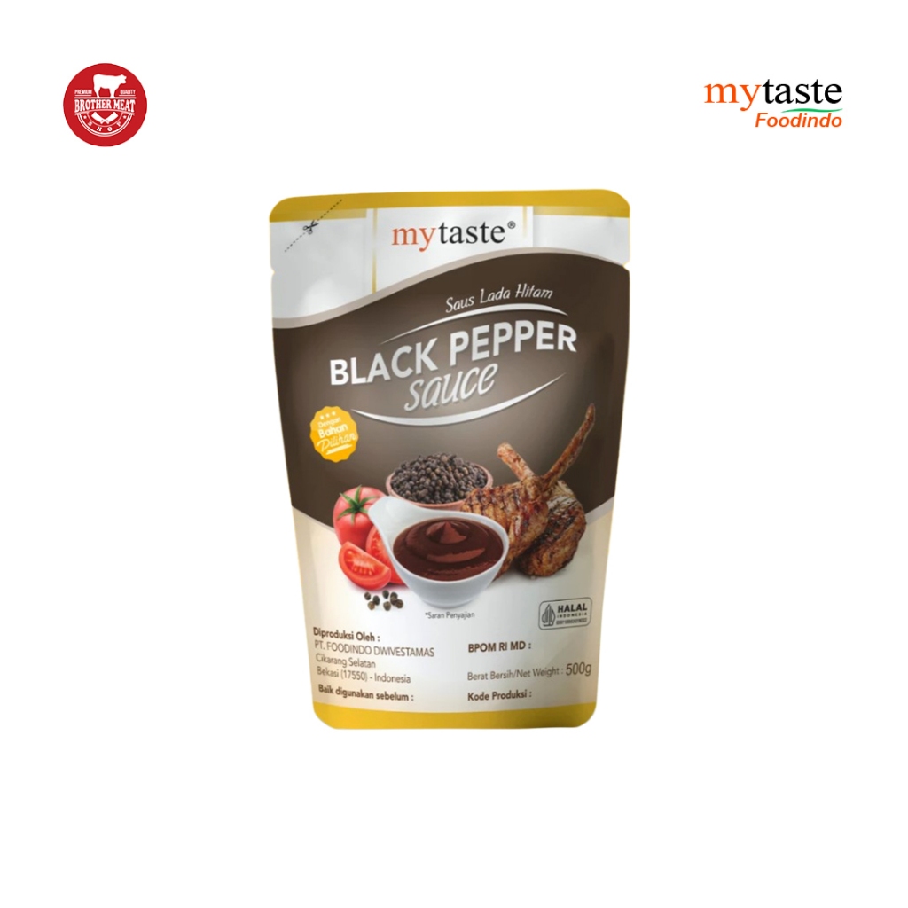 Jual My Taste Blackpepper Sauce 500gr - Brothermeatshop | Shopee Indonesia