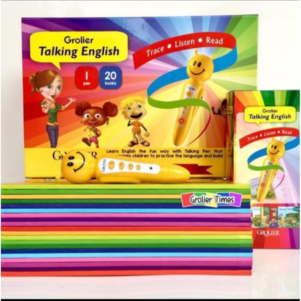 Jual GROLIER TALKING ENGLISH free E_Pen ( E_PEN garansi satu tahun ...