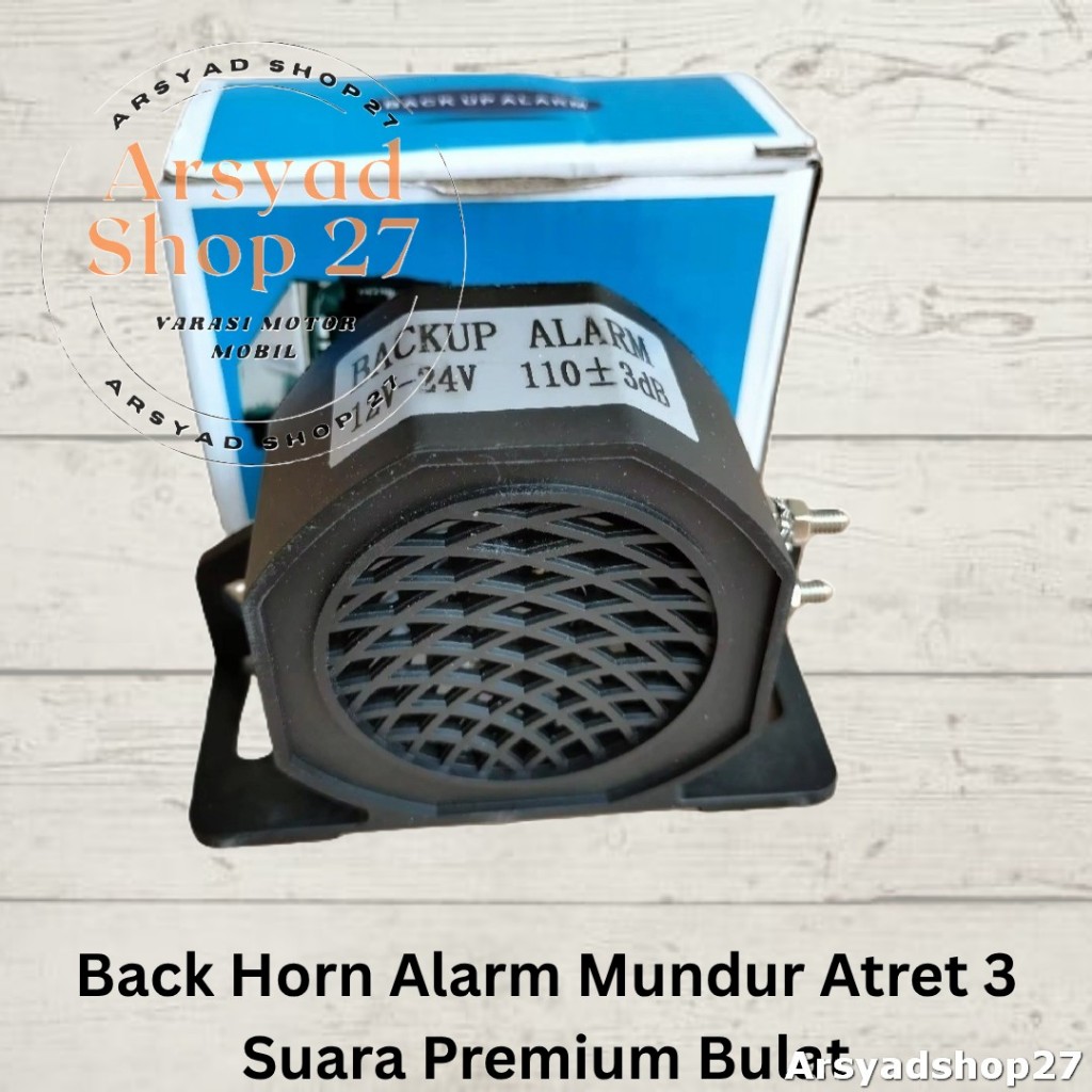 Jual Alarm Mundur Cod Back Horn Atret 3 Suara Premium | Shopee Indonesia