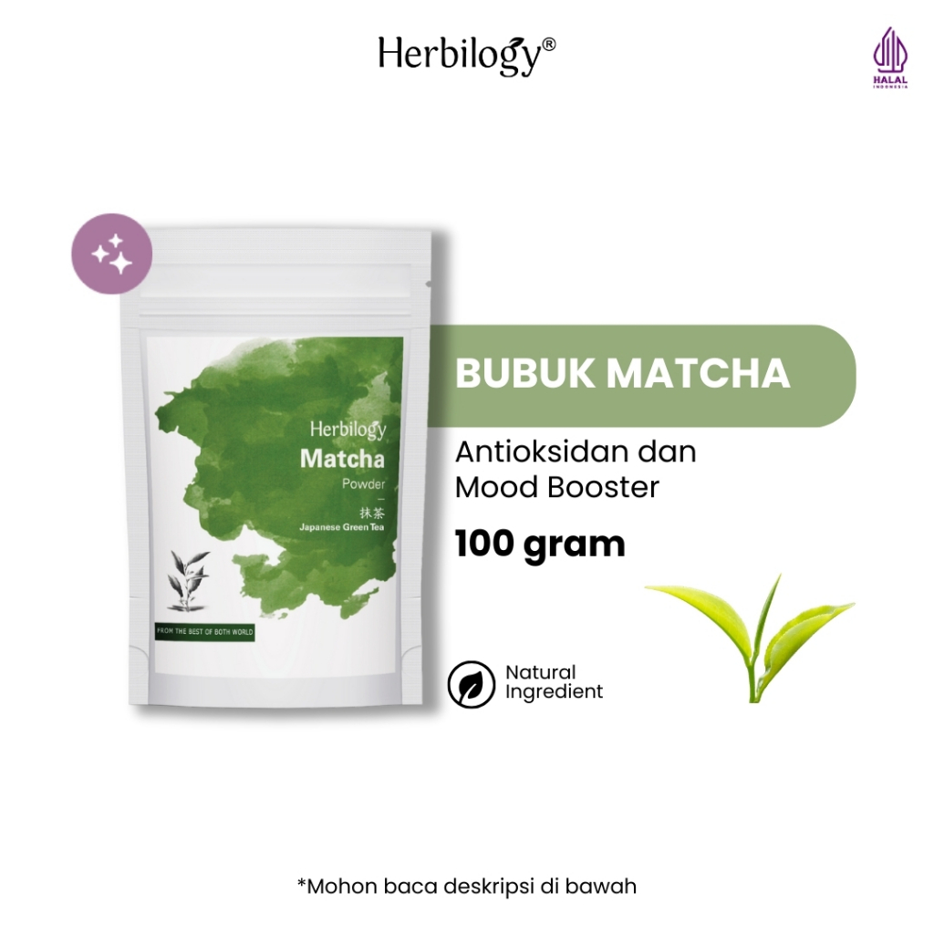 Jual Herbilogy Matcha Powder 100g | Shopee Indonesia