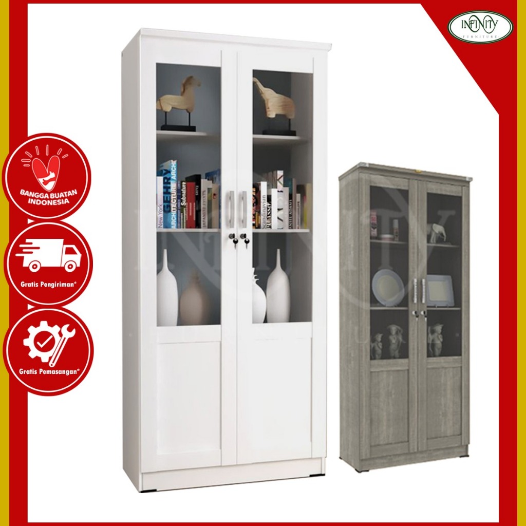 Jual Lemari Hias / Lemari Pajangan / Rak Display 2 Pintu LHS 0702 ...