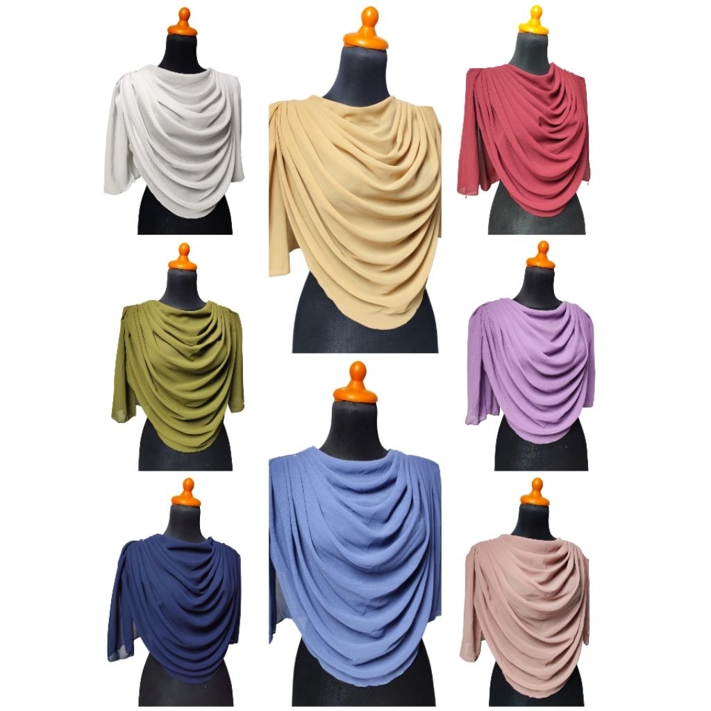 Jual drapery instan hijab // drapery malay // drapery hijab instan ...