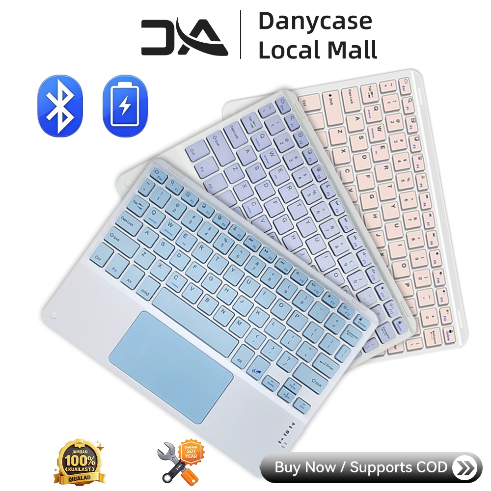 Jual DANYCASE Universal Wireless Rechargeable Touch Keyboard, Square ...