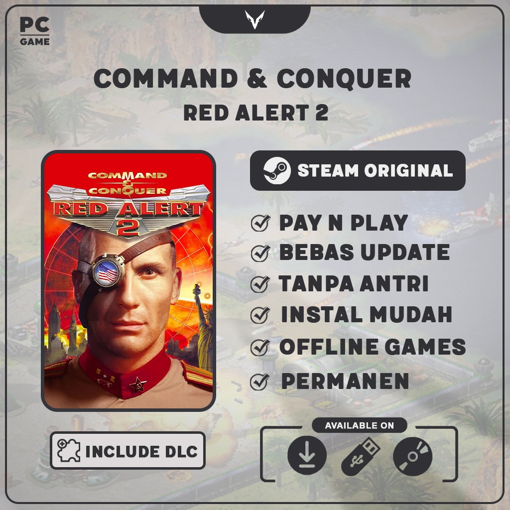 Jual Command & Conquer Red Alert 2 + Yuris Revenge | Original PC Games | Shopee Indonesia