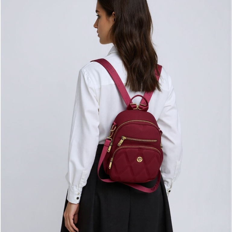Jual Jielshi Tas Ransel Wika 7706-33 #RS.121 Backpack Wanita Berbahan ...