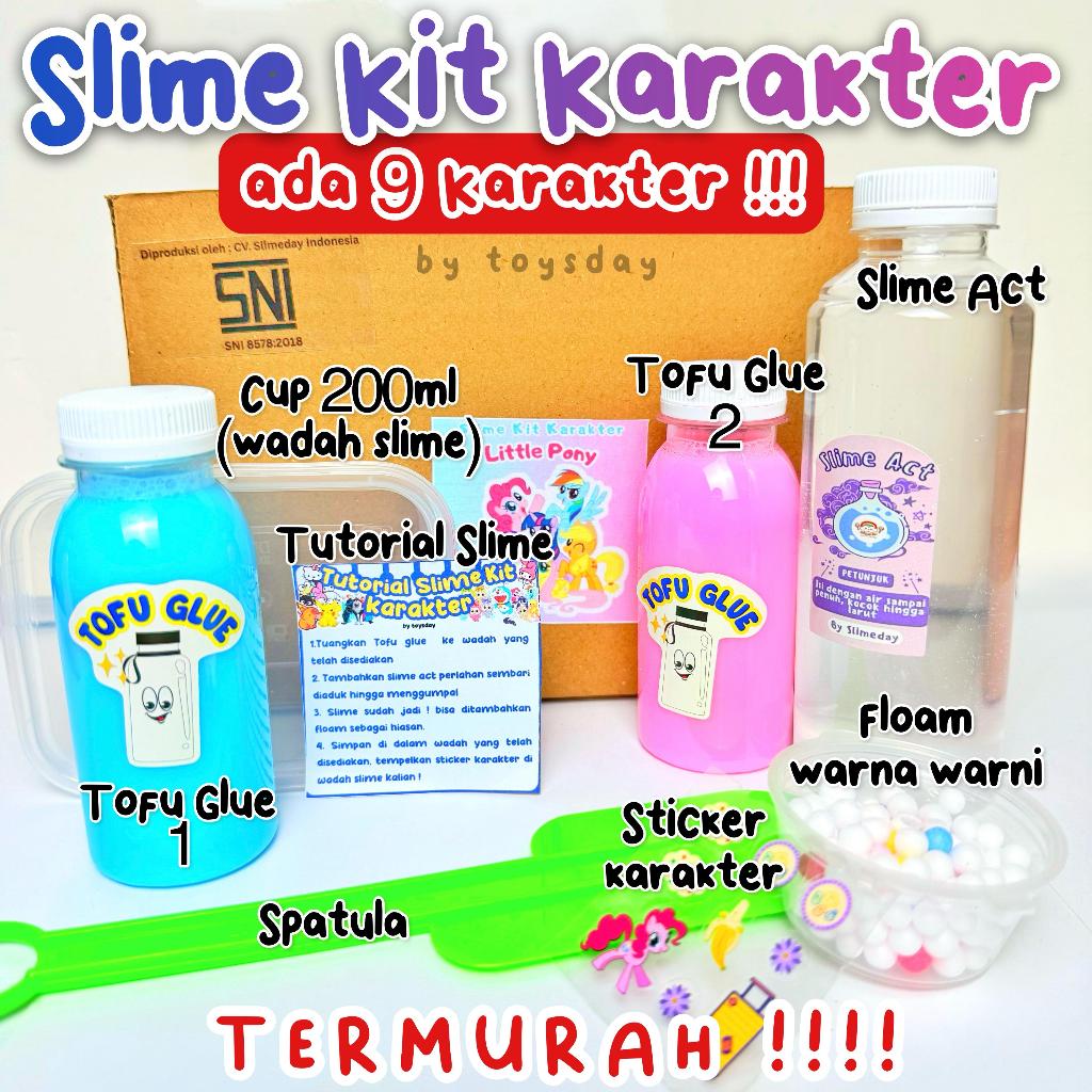 Jual [PROMO] Slime Kit Karakter II Slime Kit Lengkap II Slime Kit Lucu ...