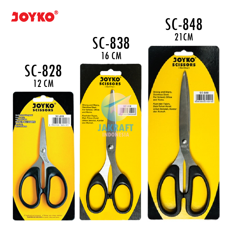 Jual (1 Pcs) Gunting Kertas Tajam JOYKO Kecil 12 Cm SC-828 Small ...