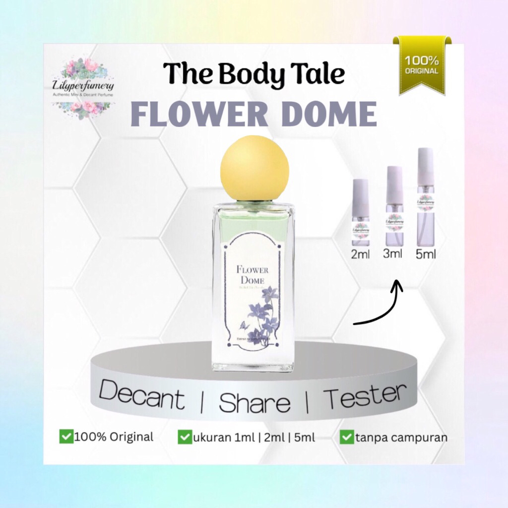 Jual Decant / Share THE BODY TALE FLOWER DOME Extrait de Parfum 1 ml ...