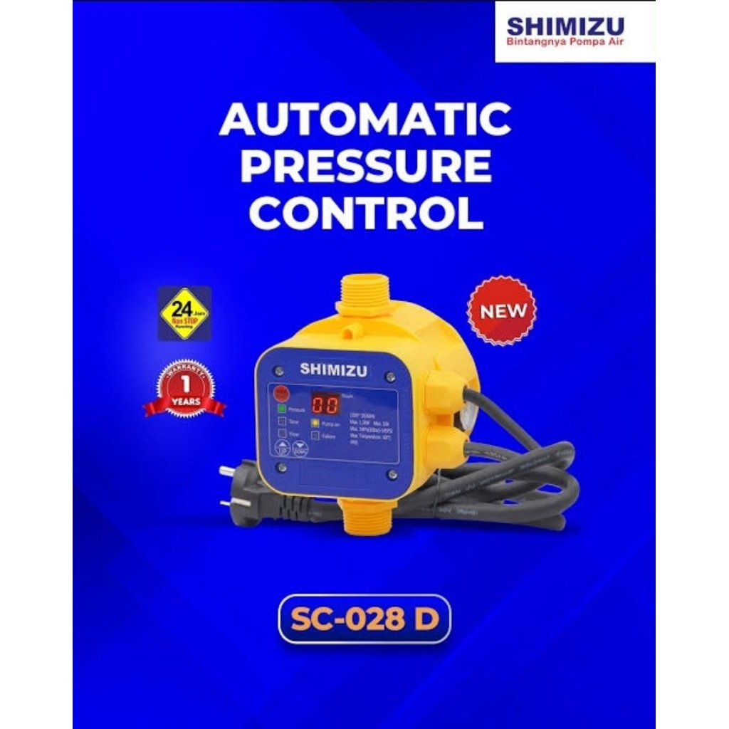 Jual Otomatis Pompa Booster / Automatic Pressure Control SHIMIZU SC-015 E / SHIMIZU SC 028 D ...