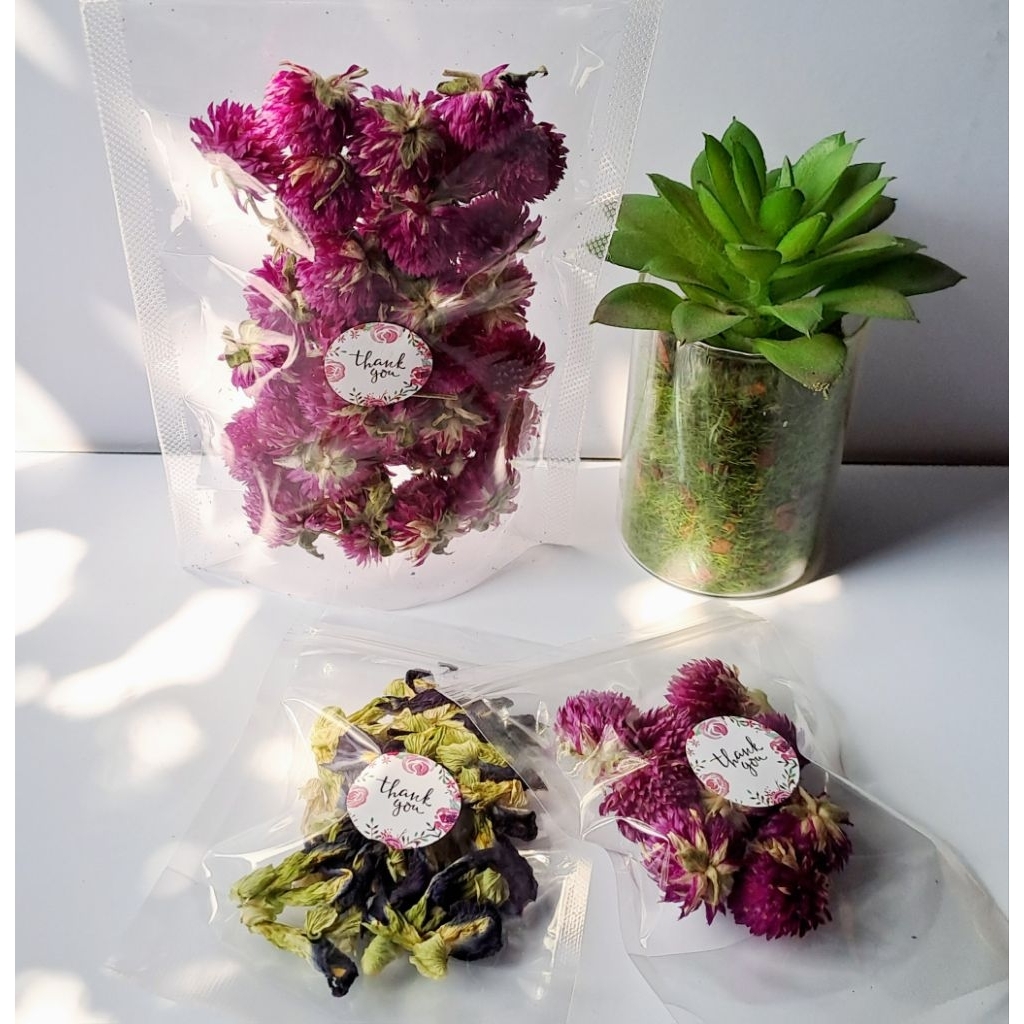 Jual Globe Amaranth Tea | Teh Bunga kancing 10 gr | 100% organik | FREE ...