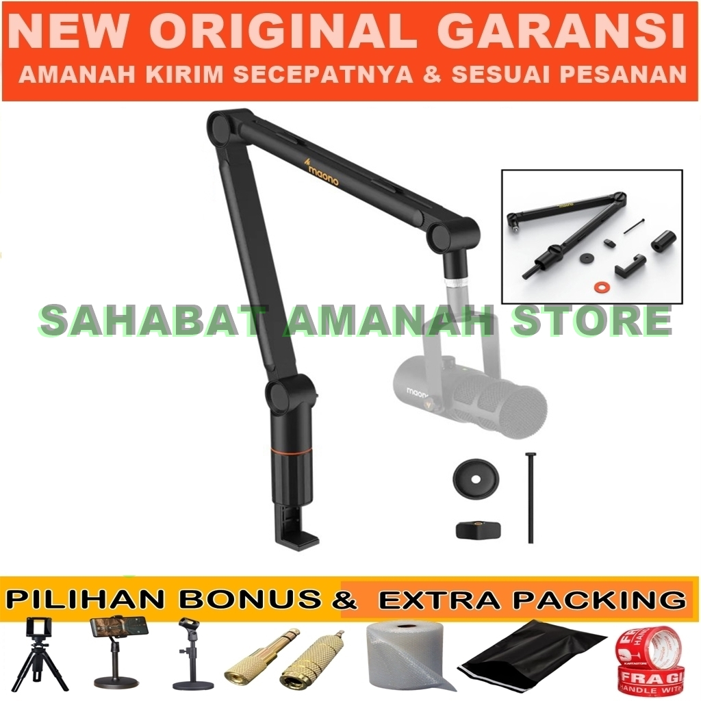 Jual NEW ORIGINAL Maono AU-BA91 Professional Mic Boom Arm Stand ...