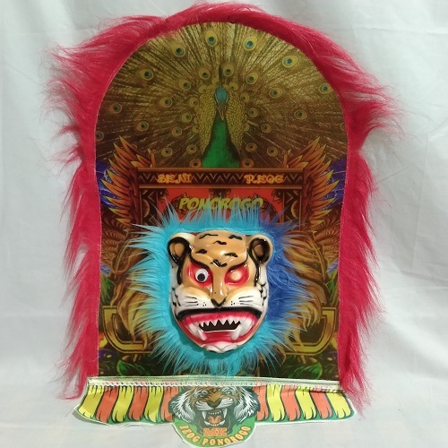 Jual Topeng Reog Anak Bahan Spon dan Mika Topeng Reog Ponorogo Motif ...