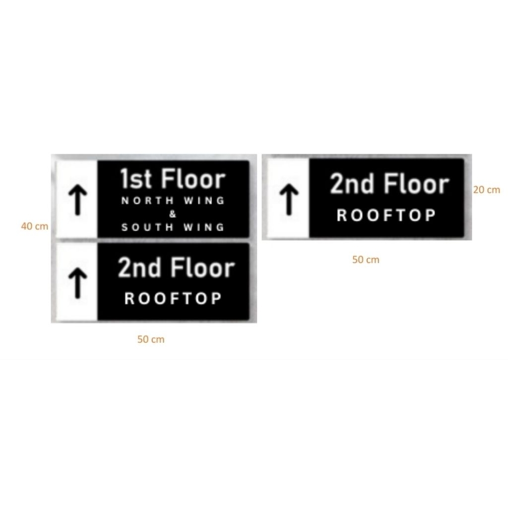 Jual Custom SIgnboard Office Akrilik Hitam Tulisan Putih | Shopee Indonesia