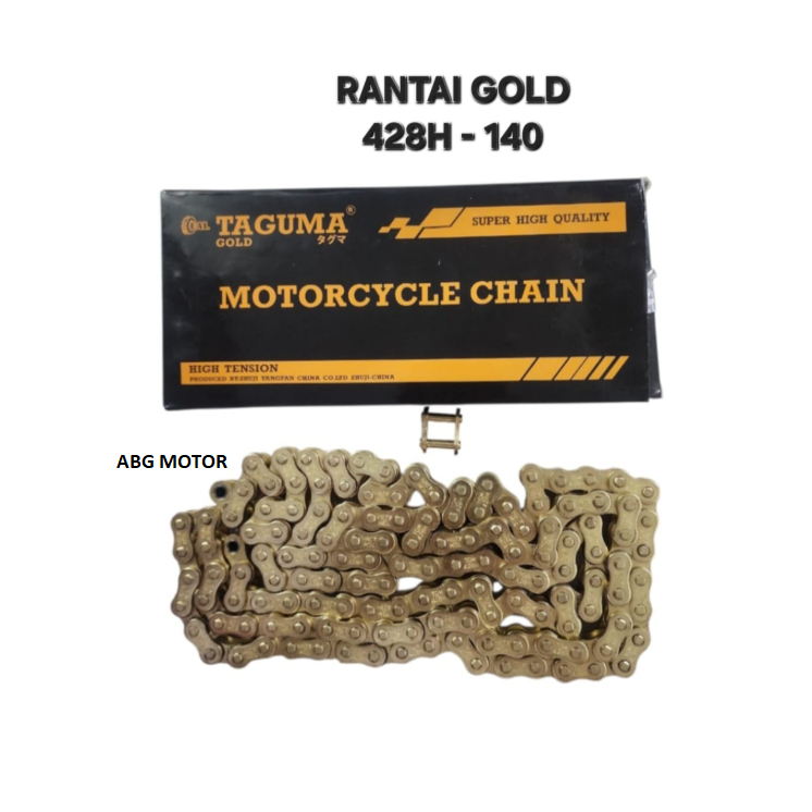 Jual RANTAI RANTE GOLD EMAS 428H - 140 GOLD SERIES MERK TAGUMA | Shopee ...