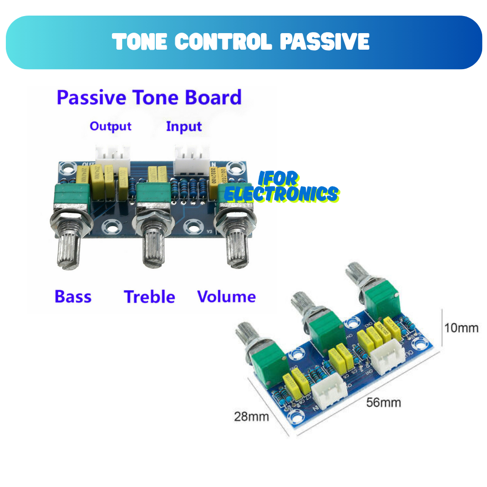 Jual PASIF TONE CONTROL STEREO PASSIVE TONE CONTROL PRE AMPLIFIER XH ...