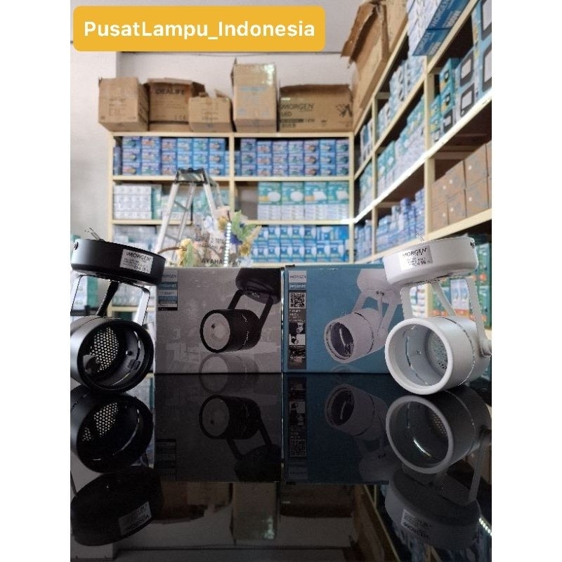 Jual KAP RUMAH LAMPU SOROT CAFE TRACKLIGHT T5 OUT BOW MR 16 TUSUK FIXTURE MORGEN HITAM PUTIH ...