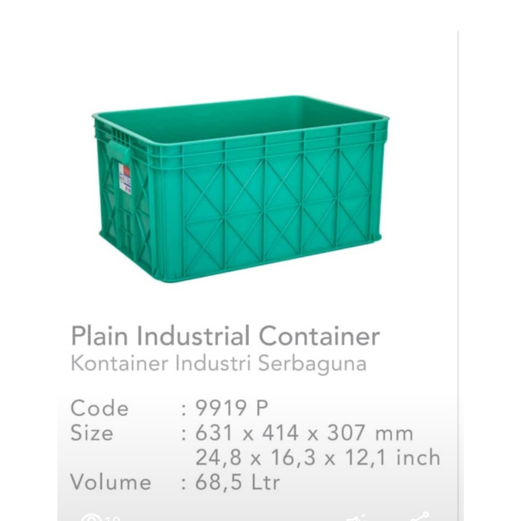 Jual ATARI Container Industri rapat 9919P COntainer tahu / container ...