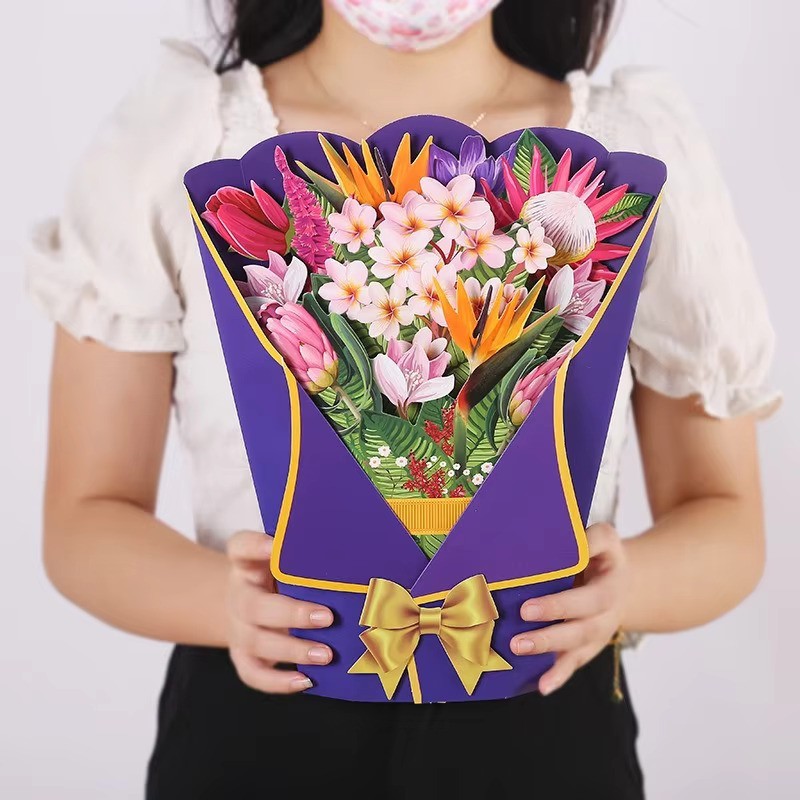 Jual buket bunga 3d buket bunga besar Buket bunga unik hadiah pacar ...