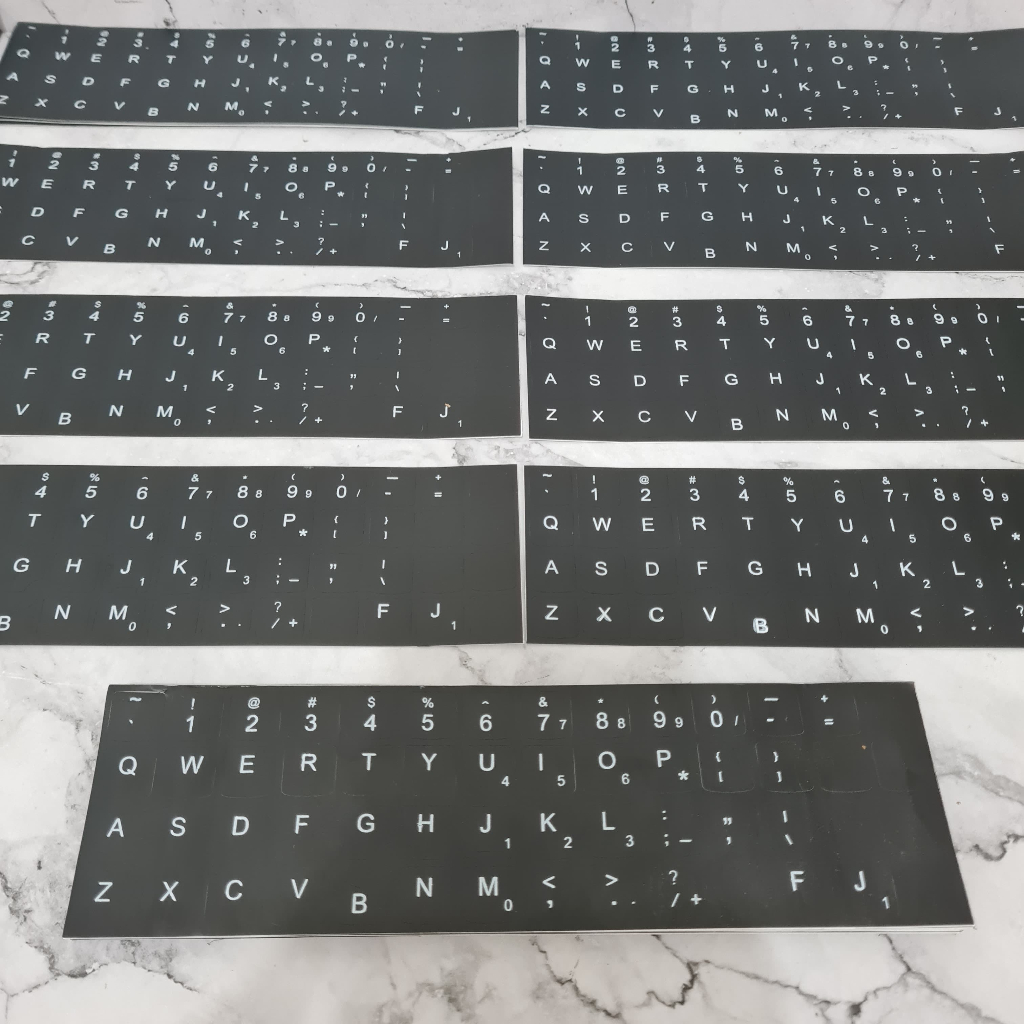 Jual Sticker Keyboard Sticker English Layout Stiker Keyboard Komputer ...