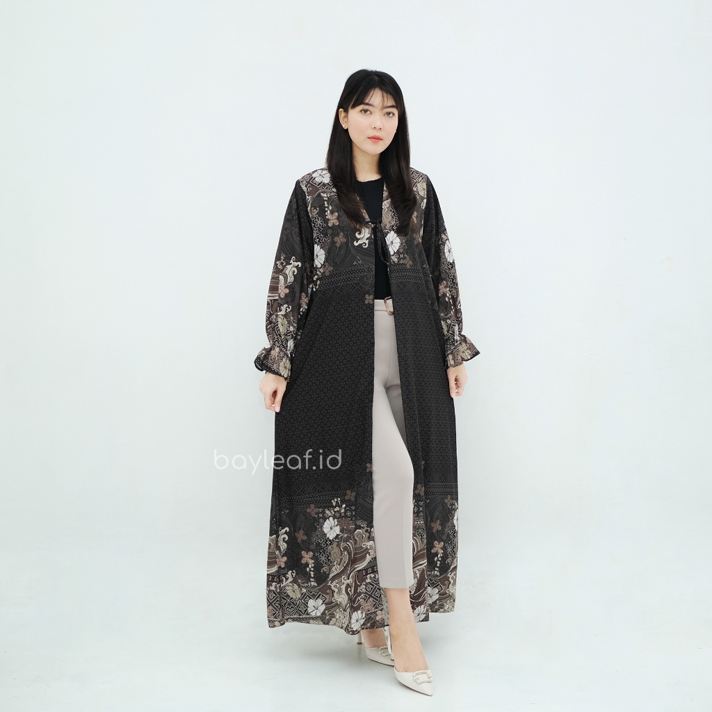 Jual Bayleaf.id Seraya Outer Motif Bunga / Cardigan Motif | Shopee ...