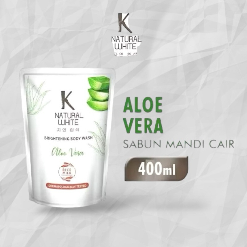Jual K Natural White Body Wash 400 ML / K Natural White Sabun Cair 400 ...