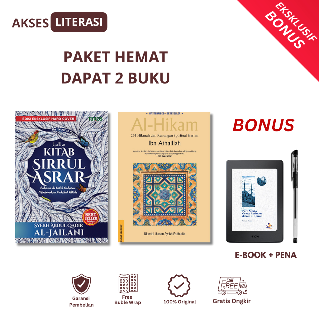 Jual [PAKET HEMAT] Buku Terjemah Kitab Al-Hikam 264 Hikmah dan Renungan ...