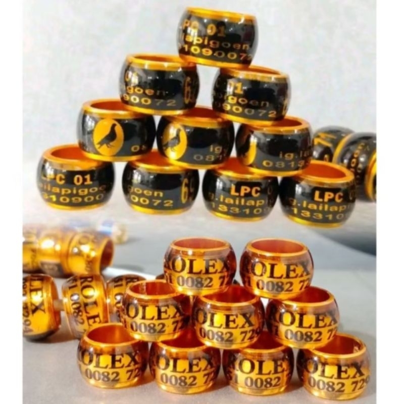 Jual RING MERPATI DONAT TRANSFARAN CETAK NAMA MINIMAL 10 BIJI | Shopee ...