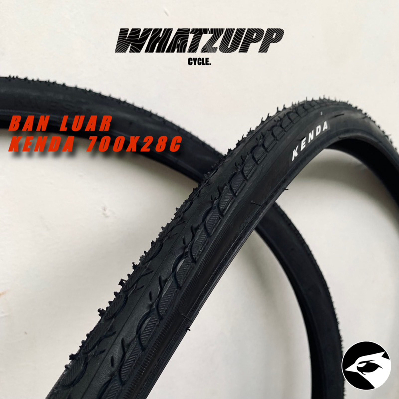 Jual (WHATZUPP CYCLE) Ban Luar Sepeda Fixie Ukuran 700 x 28C Kenda Kwest K193 Fixie Balap ...