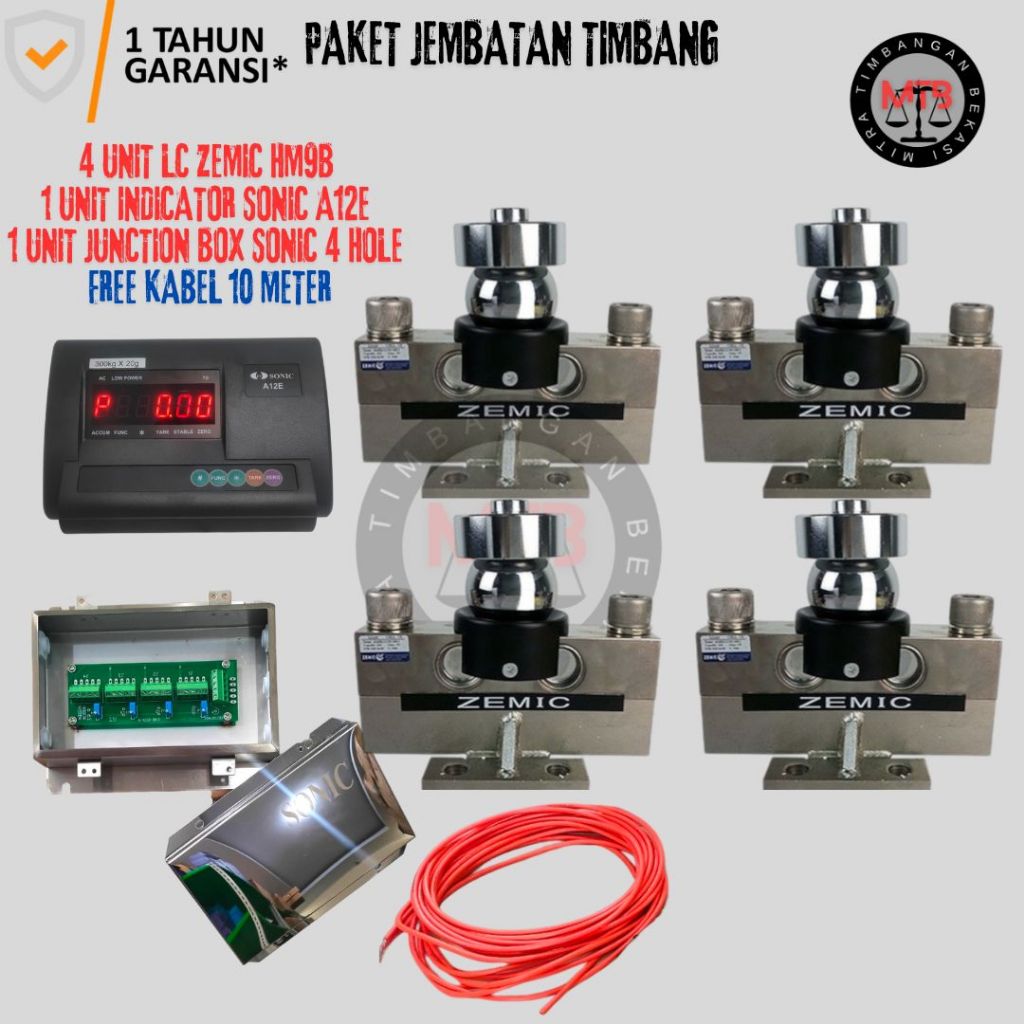 Jual Paket load cell jembatan timbang/sonsor timbangan mobil/ paket komplit jembatan timbang ...