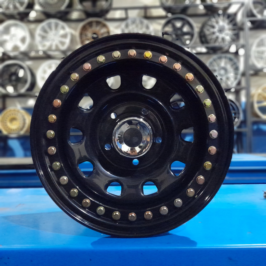 Jual Velg Beadlock Mokupo R15 Baut 5x139,7 Lebar 8 Velg Mobil Jimny ...