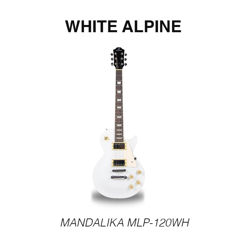 Jual Mandalika Gitar Listrik MLP-120WH White Glossy Premium | Shopee ...