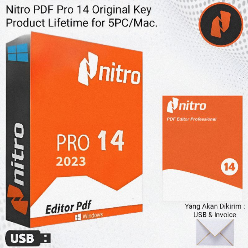 Jual Nitro PDF Pro 14 Original Lisensi for 5PC/Mac (Lifetime) | Shopee Indonesia
