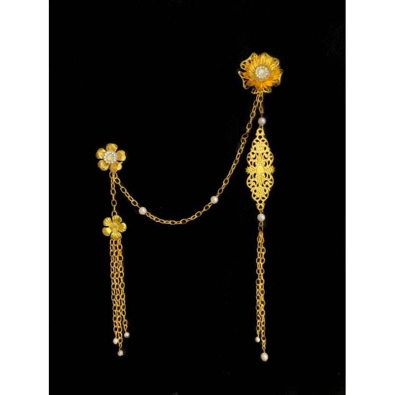 Jual bros rantai bros kebaya janggan variasi gold | Shopee Indonesia