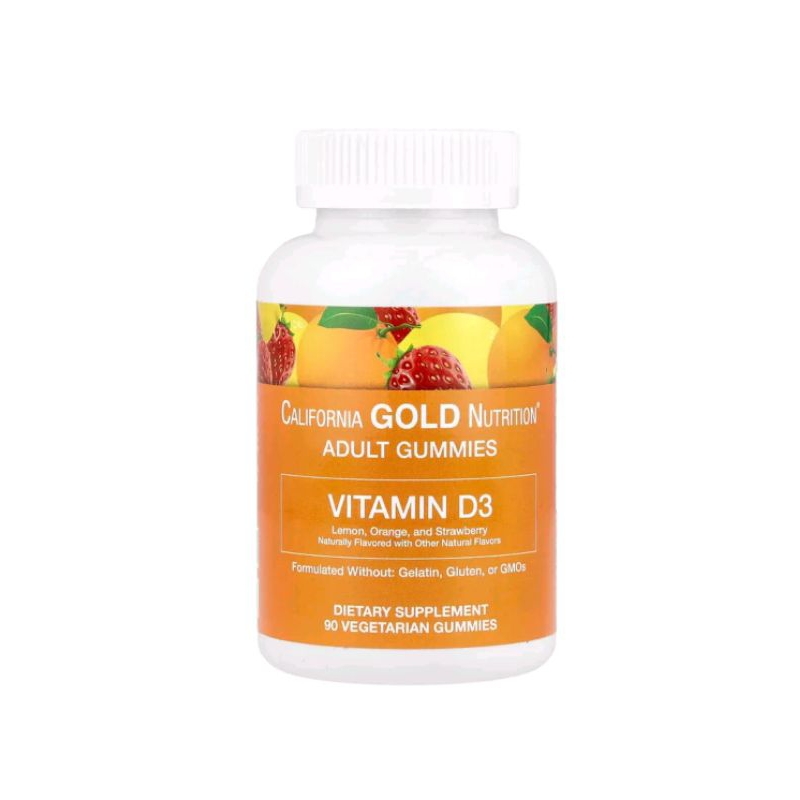 Jual California gold nutrition Vitamin D3 Gummies Lemon, Orange and ...