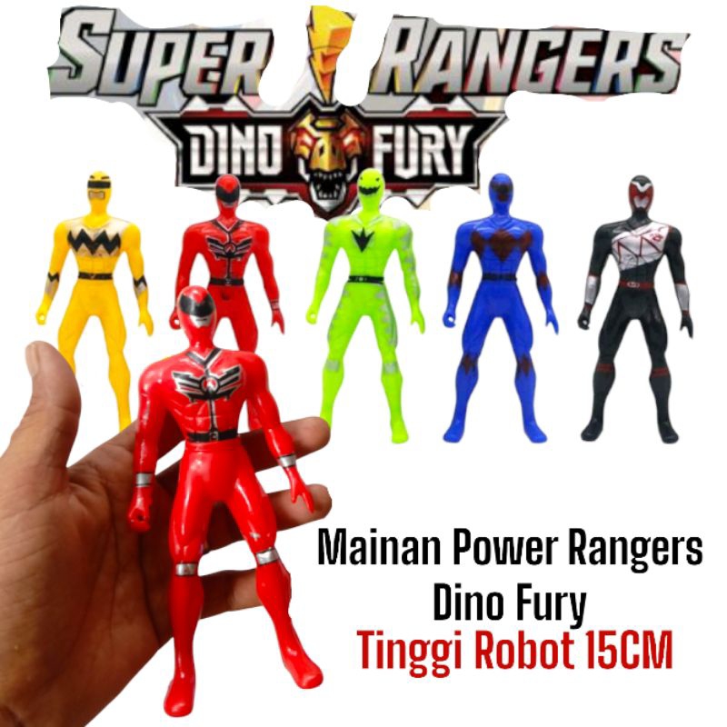 Jual Mainan Power Rangers Dino Fury Tinggi Robot 15CM | Shopee Indonesia