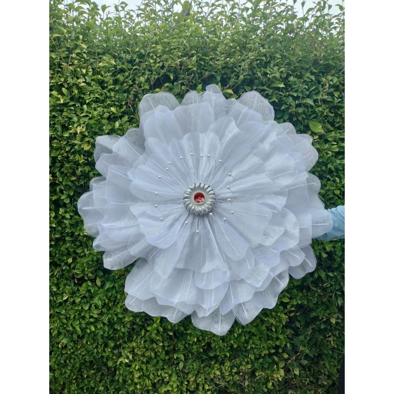 Jual Bunga Peony Bunga Hiasan Kain Organdi Model Bunga Peony Dekorasi ...