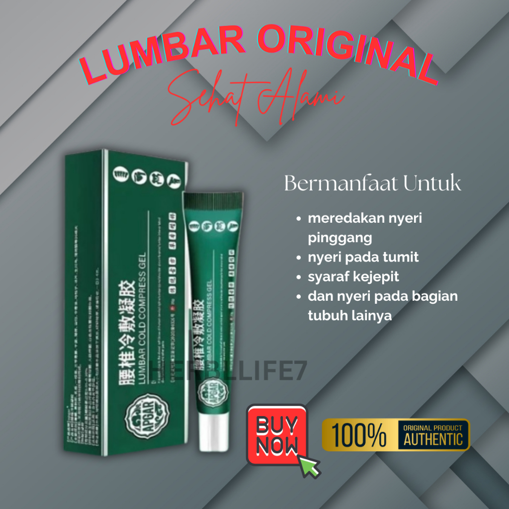 Jual APGAR Lumbar Spine Cooling Gel 20g Krim Pereda Nyeri Sakit Tulang ...
