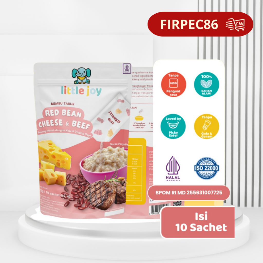 Jual Little Joy MeatMix Cheesy Beef & Red Bean - BB Booster Bubuk Tabur ...