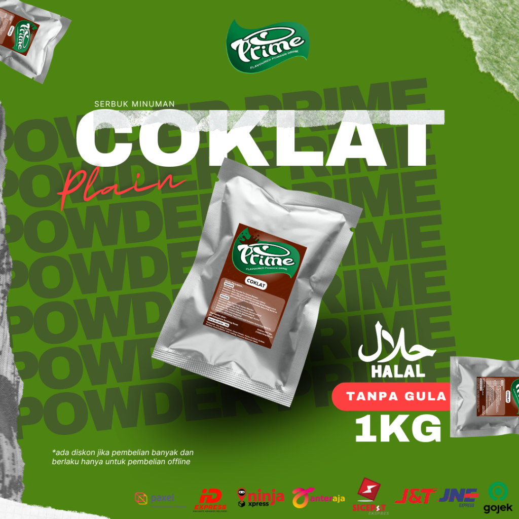 Jual Powder Drink Prime Chocolate / Bubuk Minuman Coklat 1kg | Shopee ...
