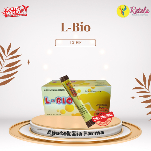 Jual L-BIO 1 SACHET @1G PROBIOTIK | Shopee Indonesia