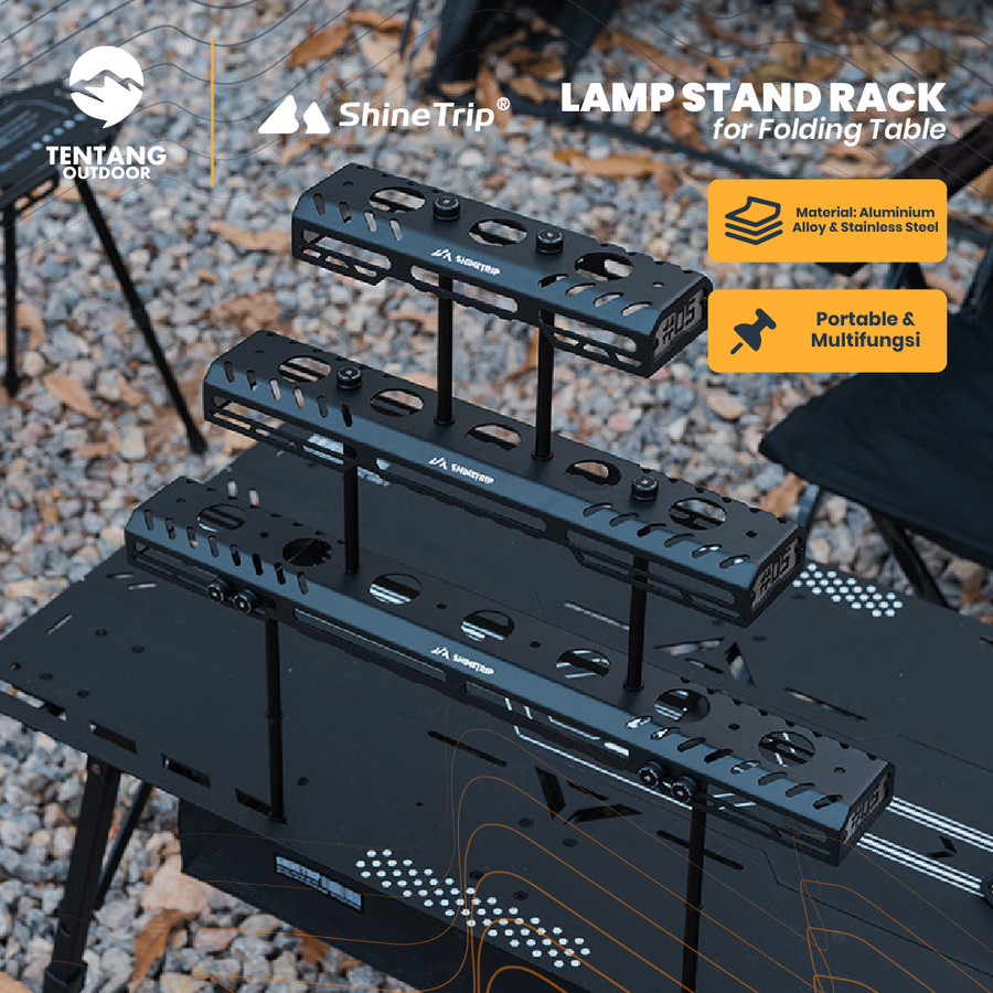 Jual Stand Lampu Kombinasi Aluminium Alloy SHINETRIP Rak Susun Meja ...