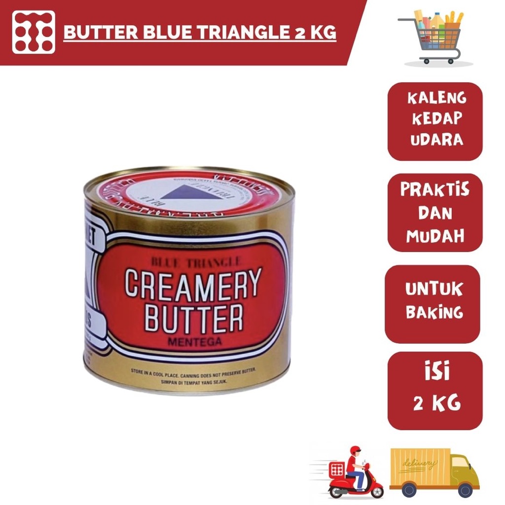 Jual BUTTER BLUE TRIANGLE 2 KG | Shopee Indonesia