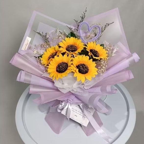 Jual SUNFLOWER BOUQUET | BUKET BUNGA MATAHARI | SNACKQUET | sunflower ...