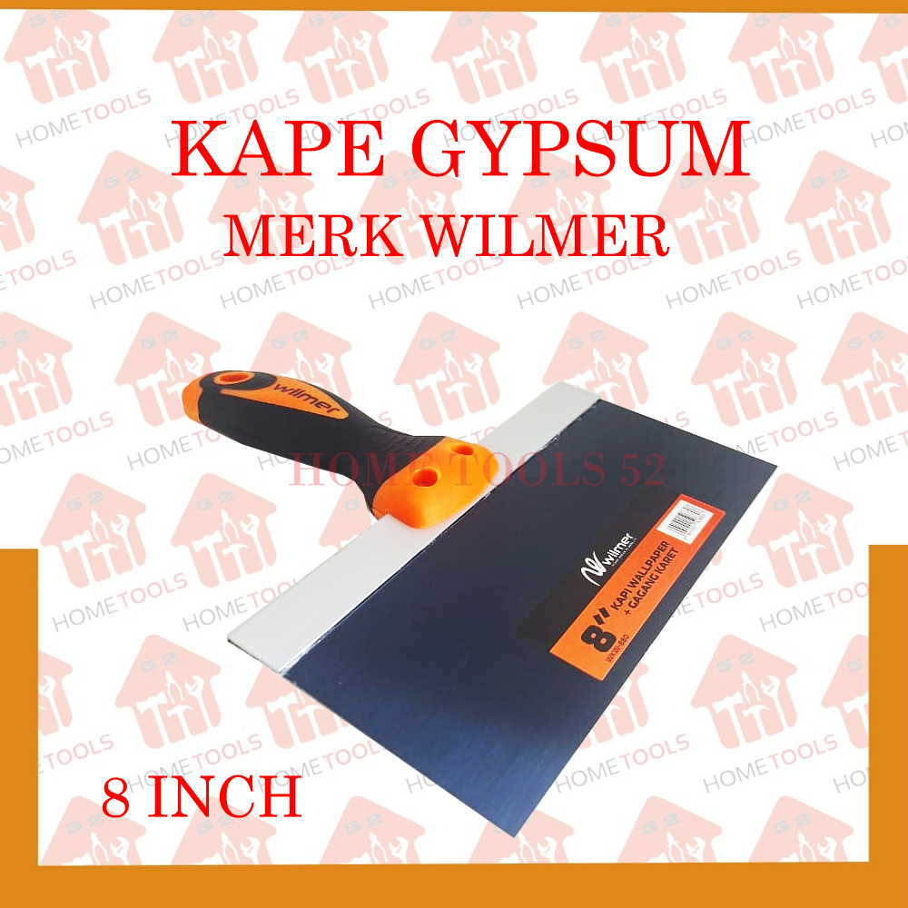 Jual Kape Gypsum 8 Inch WILMER Scrapper Stainless Gagang Fiber | Shopee ...