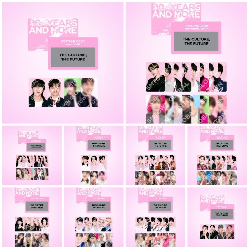 Jual [READY STOCK] OFFICIAL SEALED MD SMTOWN LIVE 2025 FORTUNE SCRATCH CARD SET || TVXQ, SUPER ...