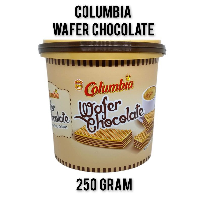 Jual Columbia Wafer Chocolate (250 Gram) | Shopee Indonesia