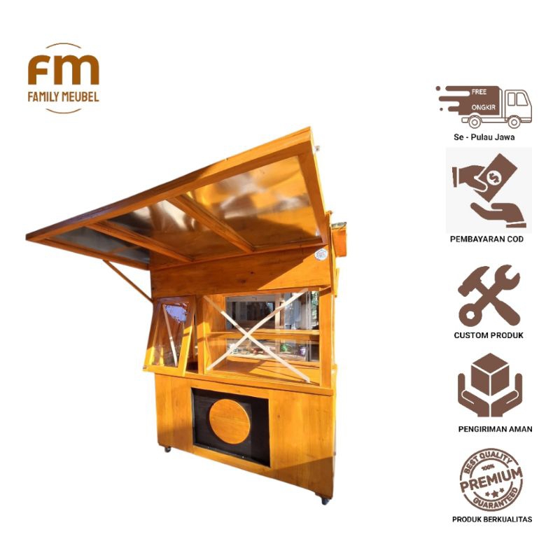 Jual Gerobak booth bakso , Gerobak booth Serbaguna | Shopee Indonesia