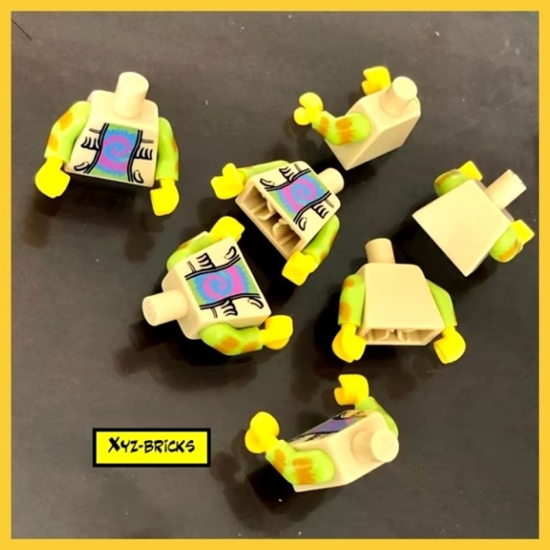 Jual LEGO PARTS 6003654 Torso - Mini Upper Part No. 2026 Brick Yellow ...